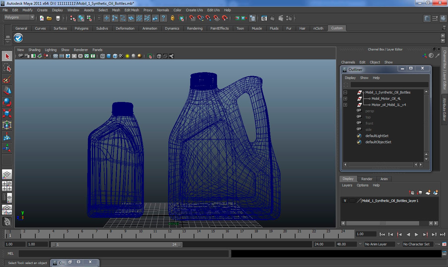 3D Mobil 1 Synthetic Oil - TurboSquid 1364905