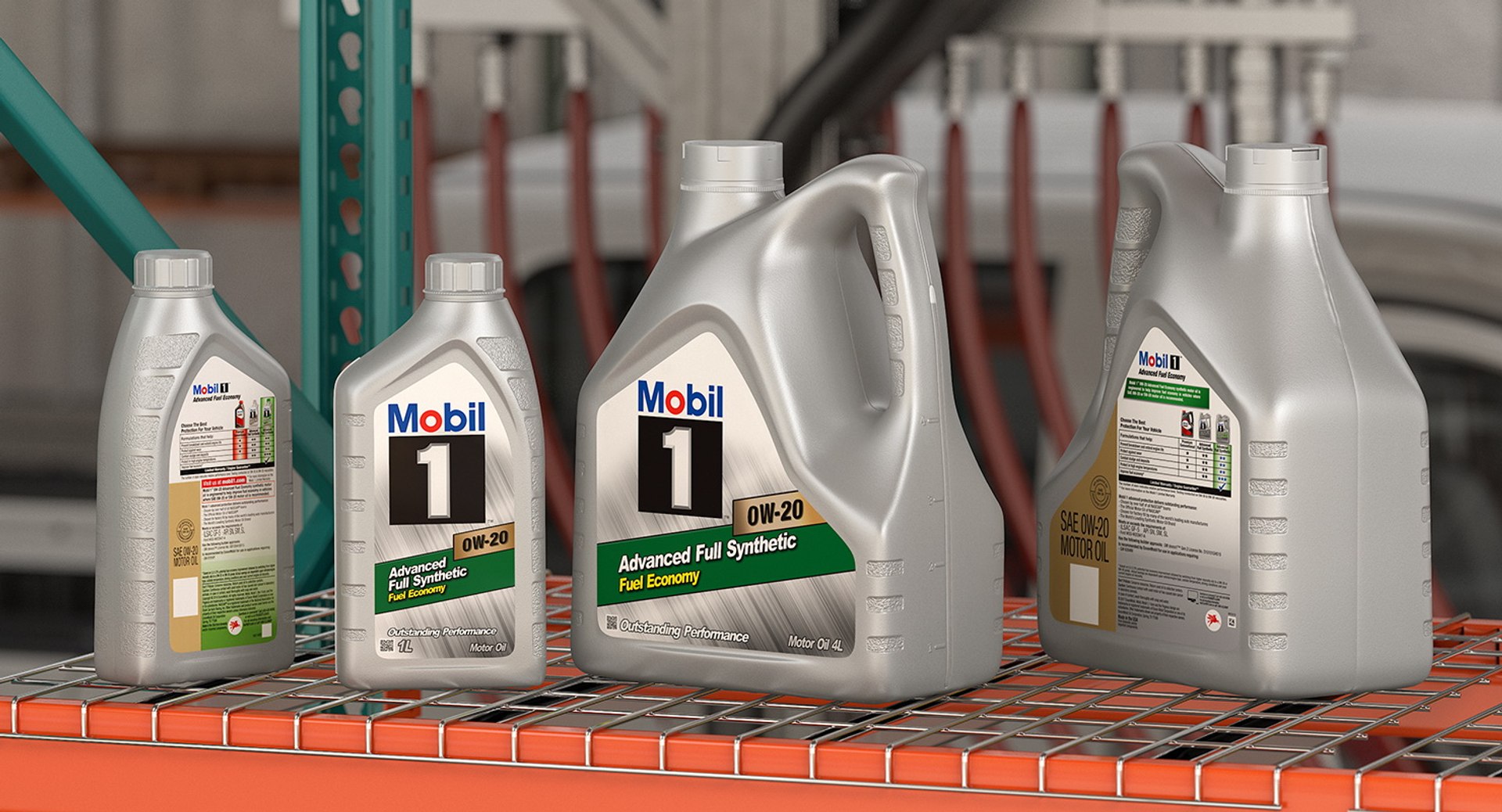 3D Mobil 1 Synthetic Oil - TurboSquid 1364905