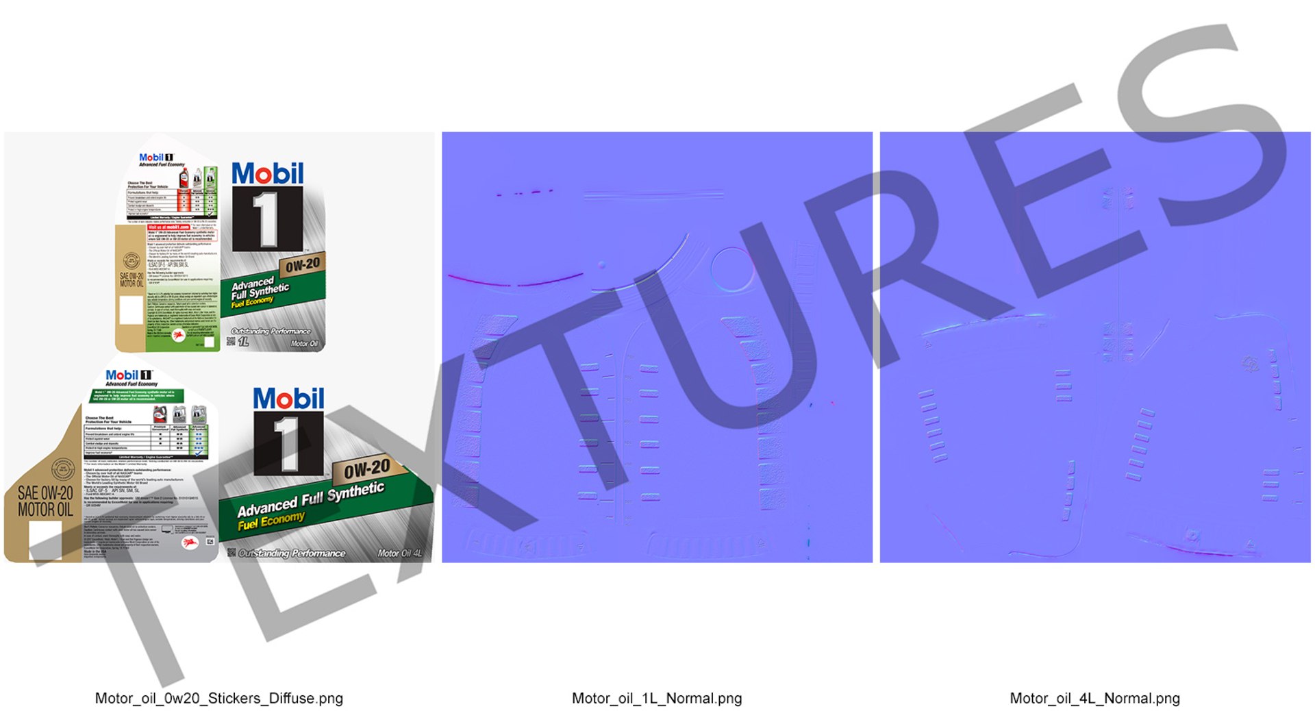 3D Mobil 1 Synthetic Oil - TurboSquid 1364905