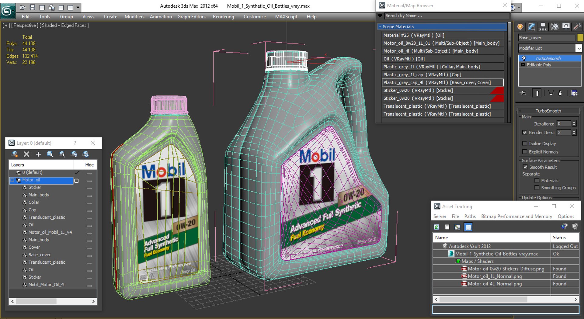 3D Mobil 1 Synthetic Oil - TurboSquid 1364905