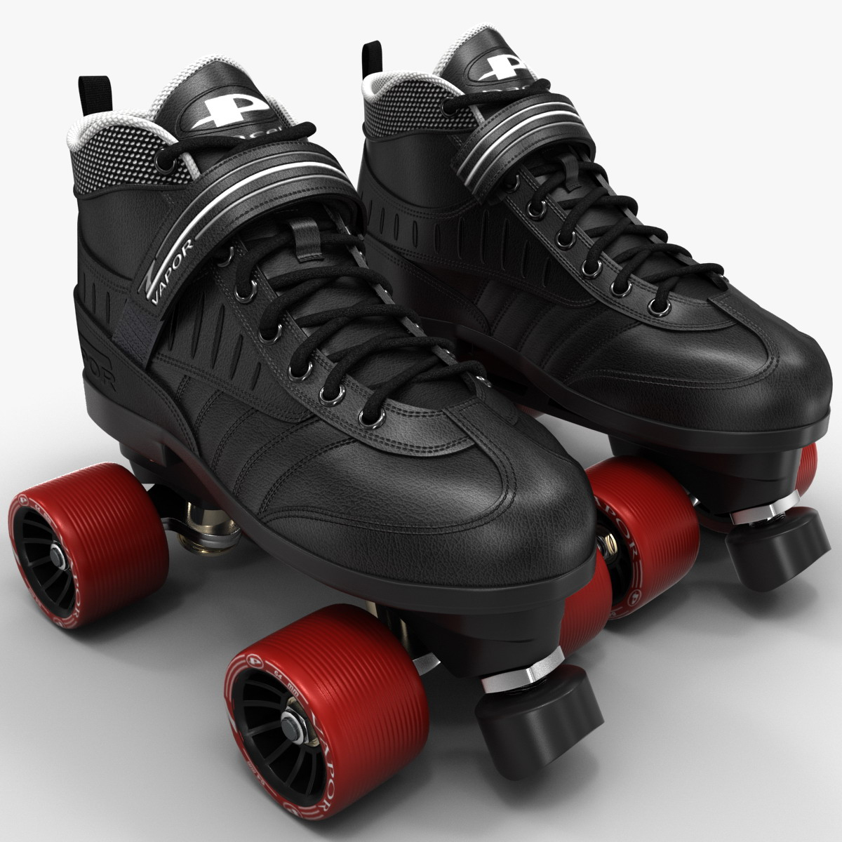 3ds max quad roller skates black