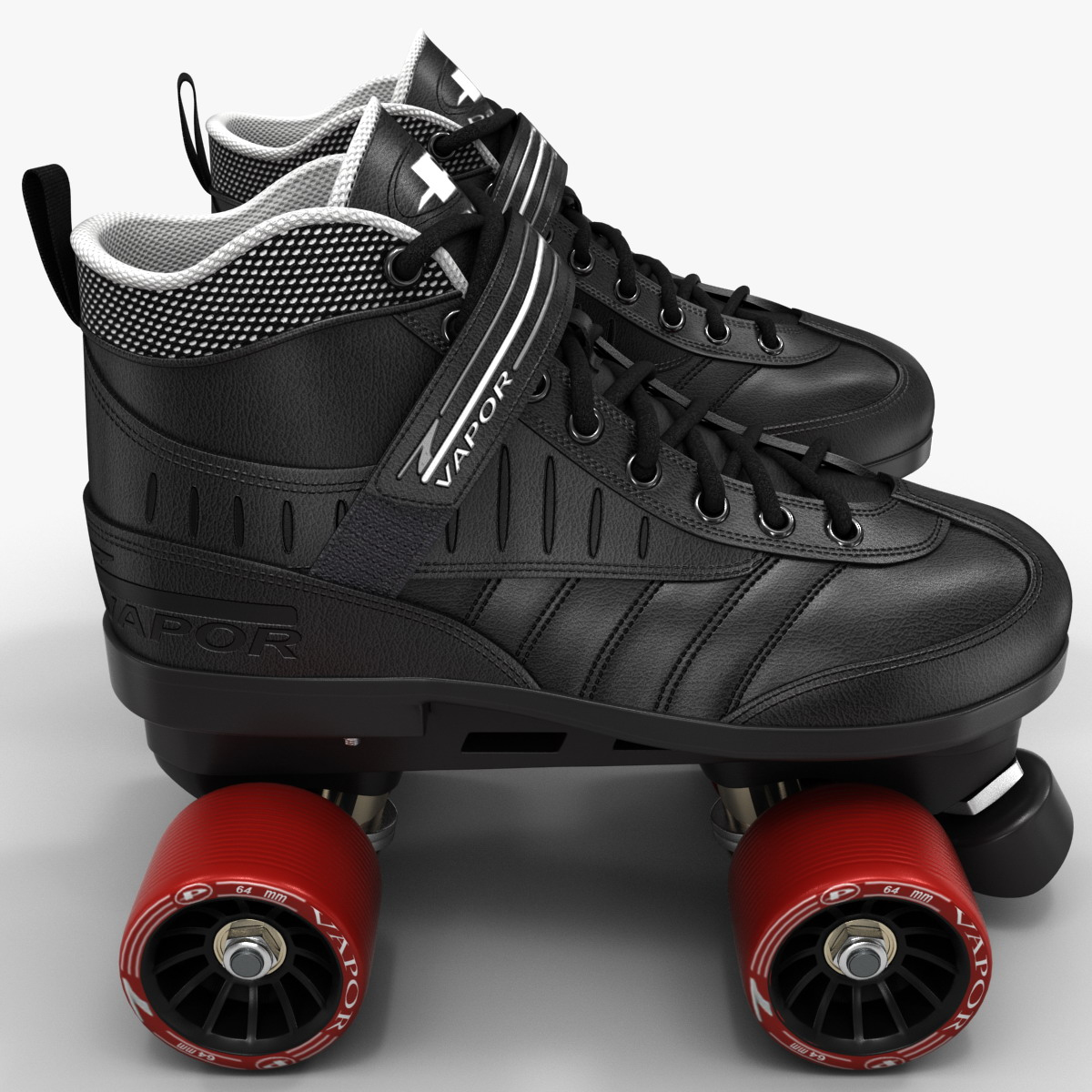 3ds max quad roller skates black
