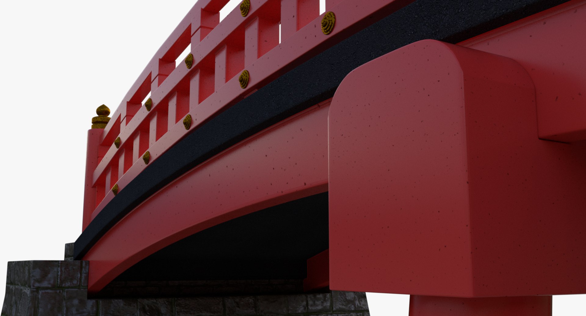 Japanese Bridge 3D Model - TurboSquid 1354111