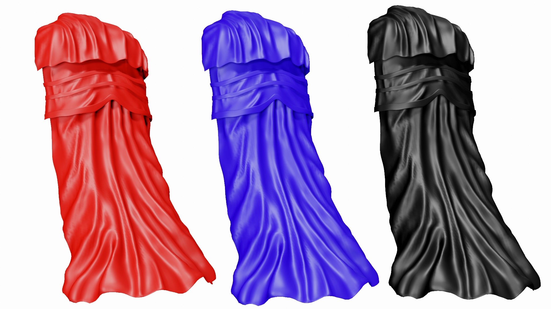 3D Rigged Cape Model - TurboSquid 1825345