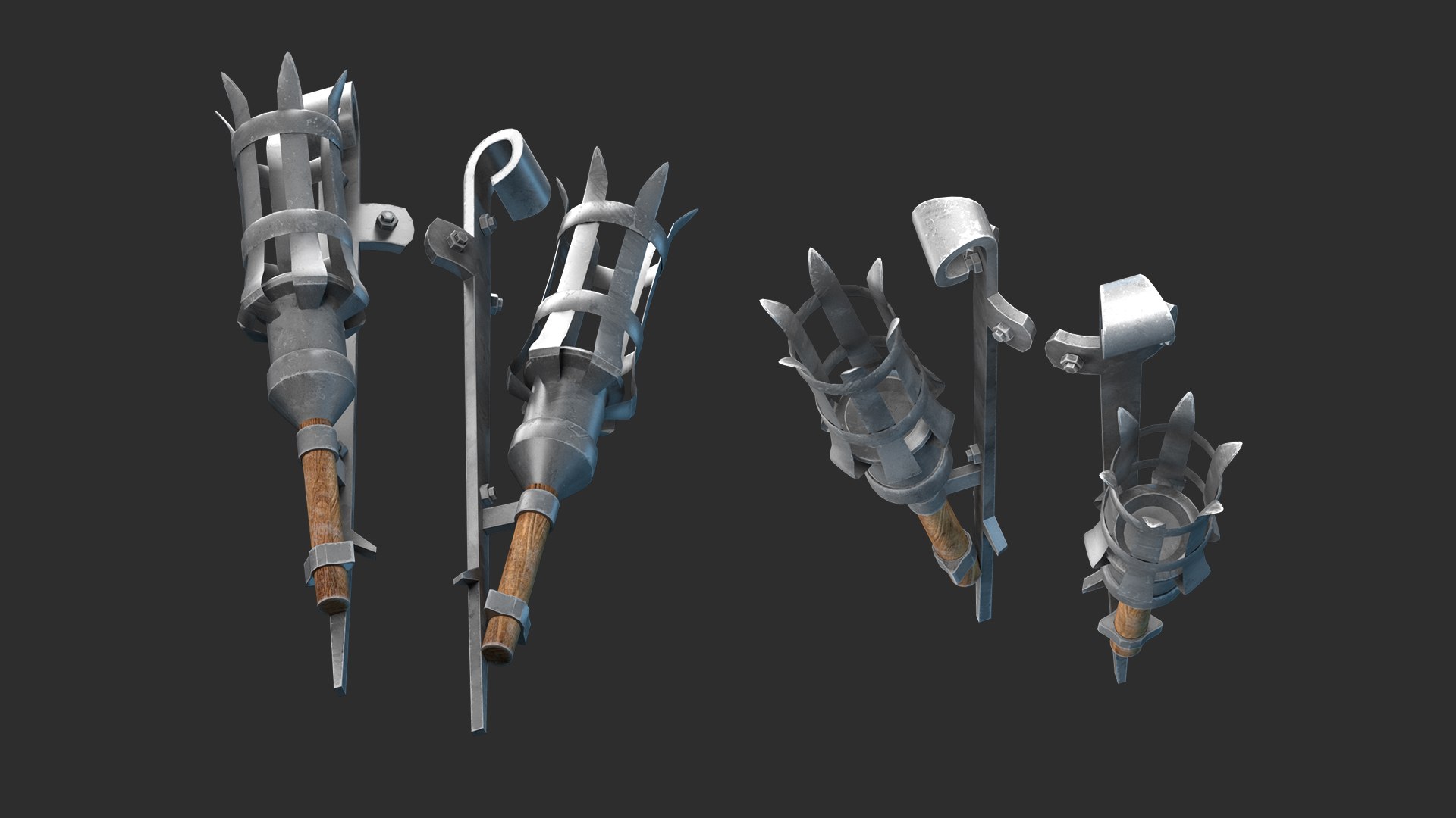 Torch Low-poly 3D Model 3D - TurboSquid 1716628