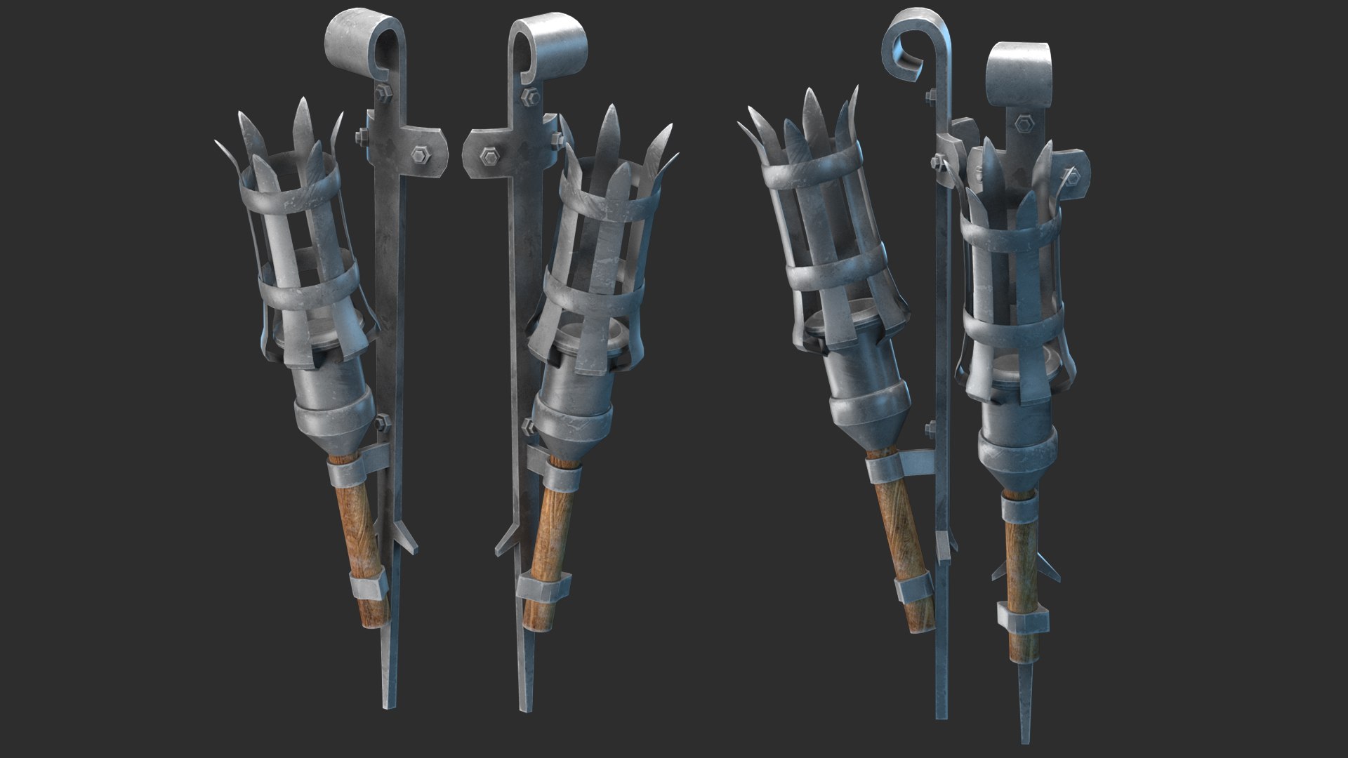 Torch Low-poly 3D Model 3D - TurboSquid 1716628