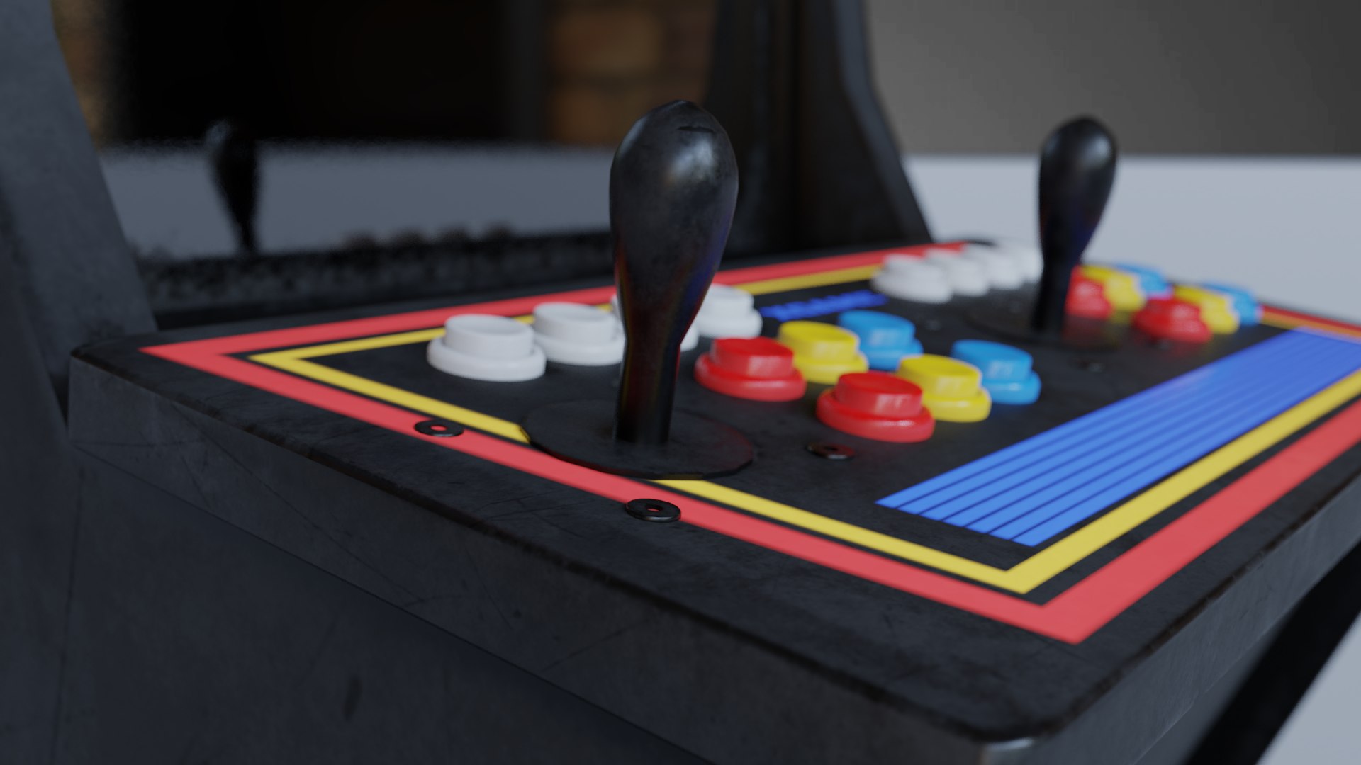 3D Arcade Cabinet - TurboSquid 1956543