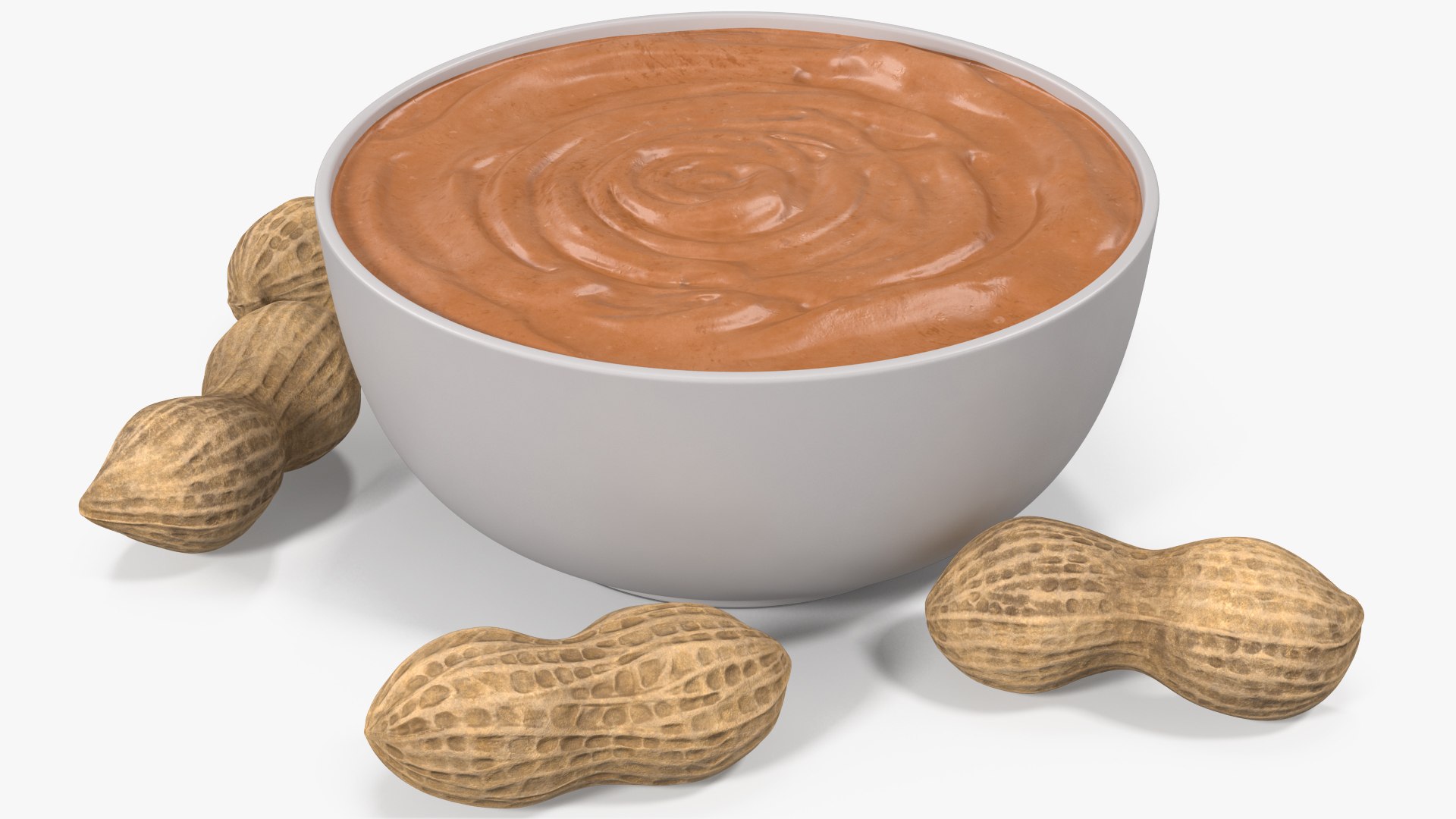 3D peanut butter plate 2 model - TurboSquid 1443245