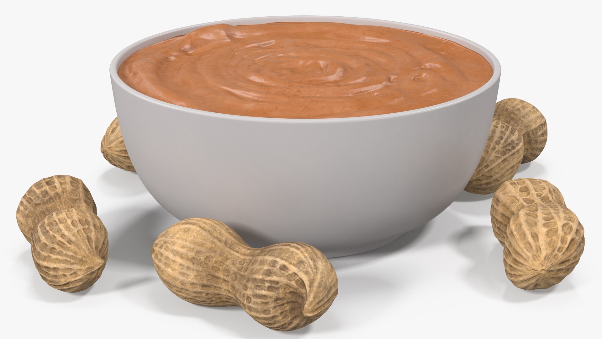 3D peanut butter plate 2 model - TurboSquid 1443245