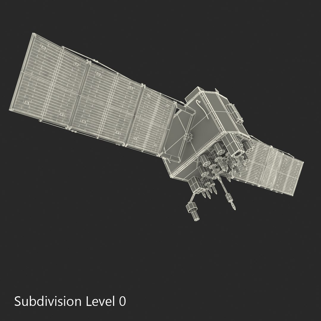 gps satellite navstar block 3d model