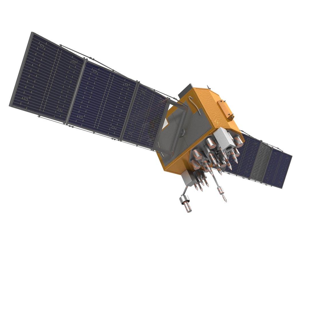 gps satellite navstar block 3d model