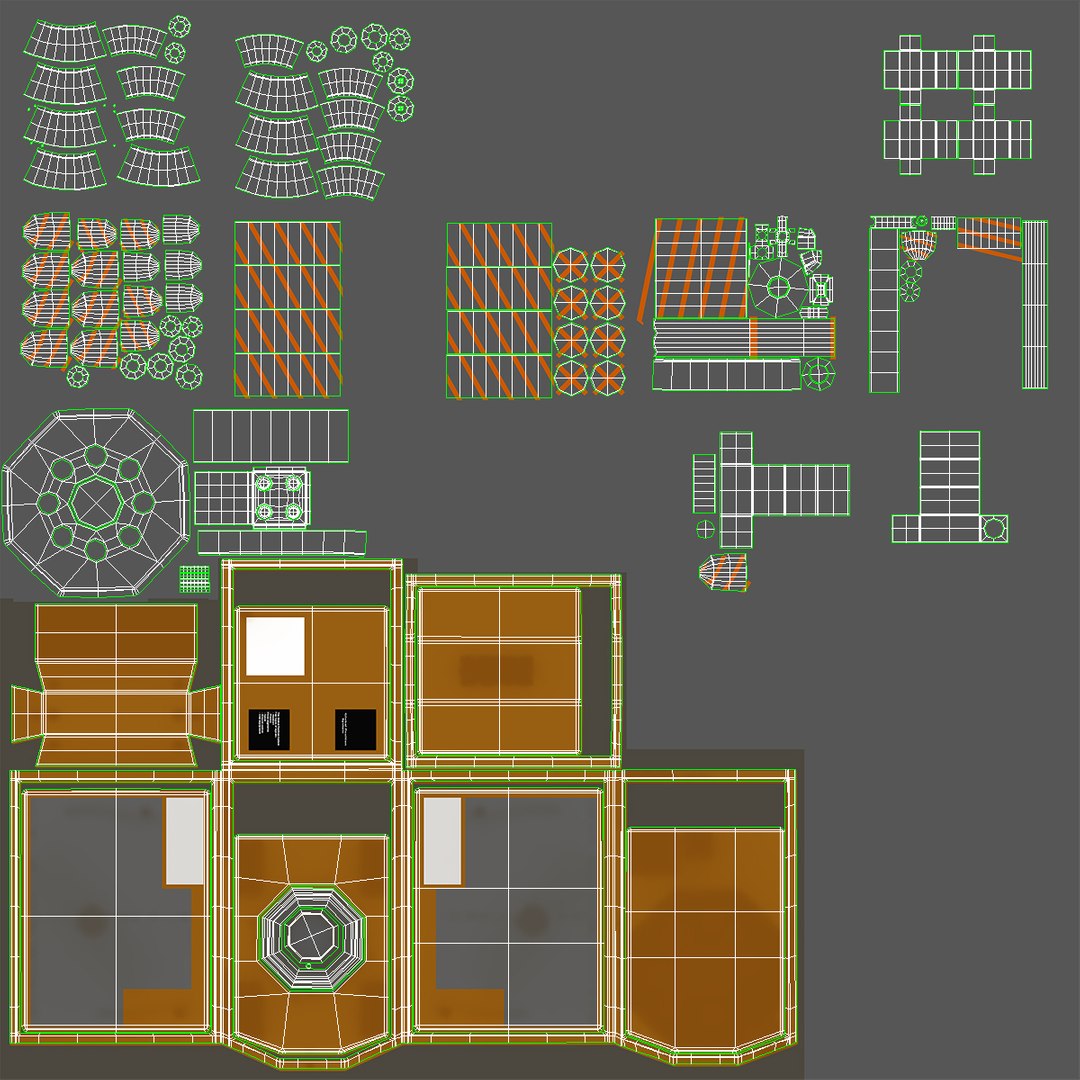 gps satellite navstar block 3d model