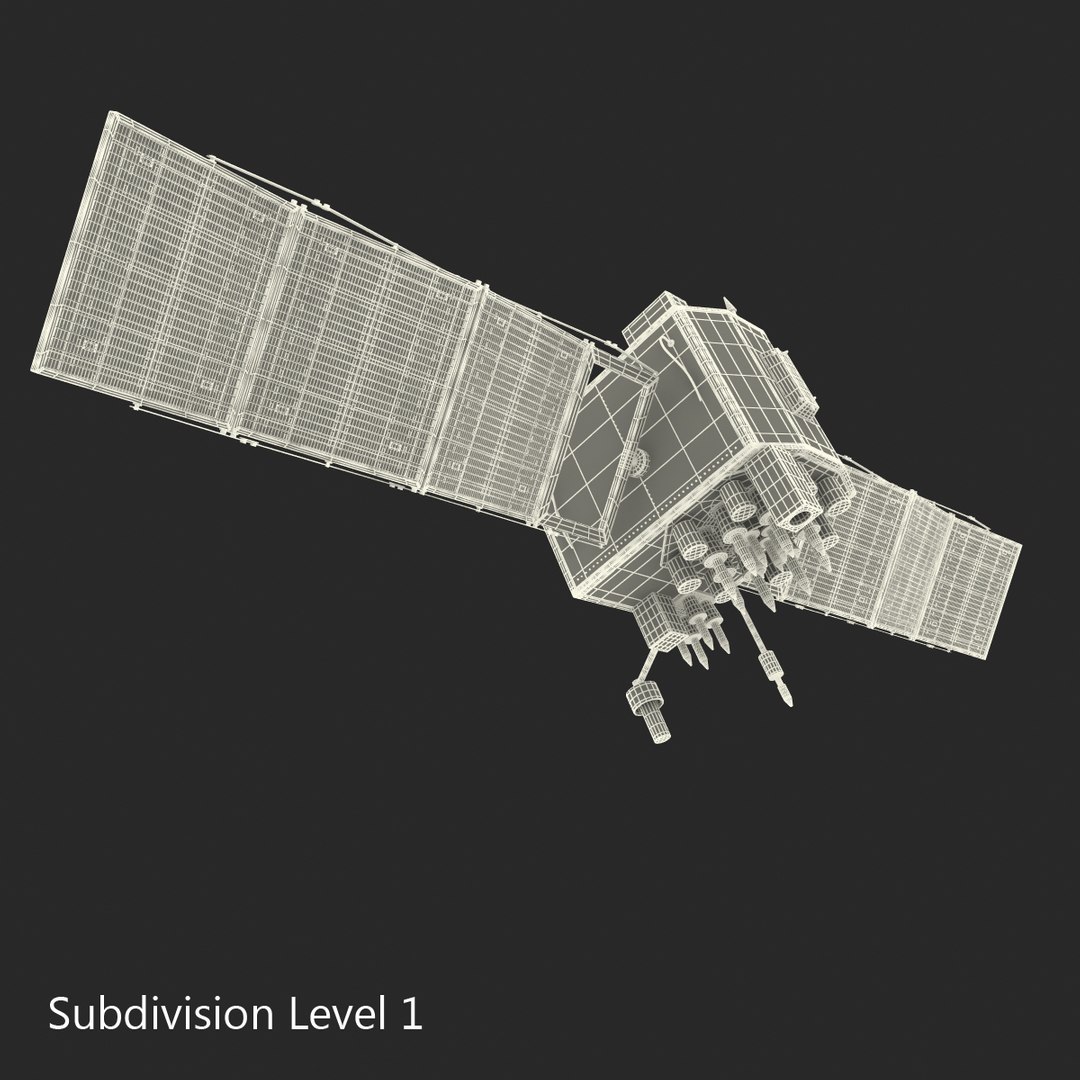 gps satellite navstar block 3d model