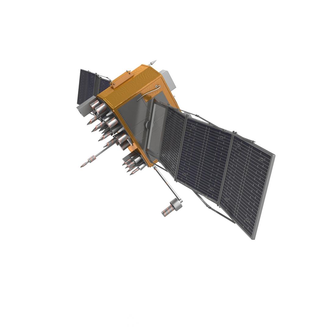 gps satellite navstar block 3d model