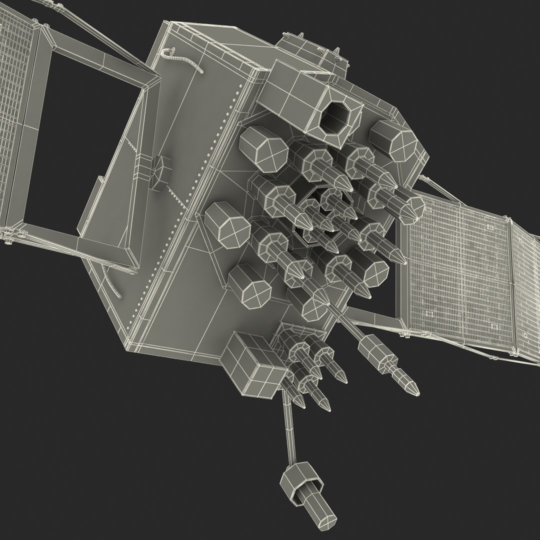 gps satellite navstar block 3d model