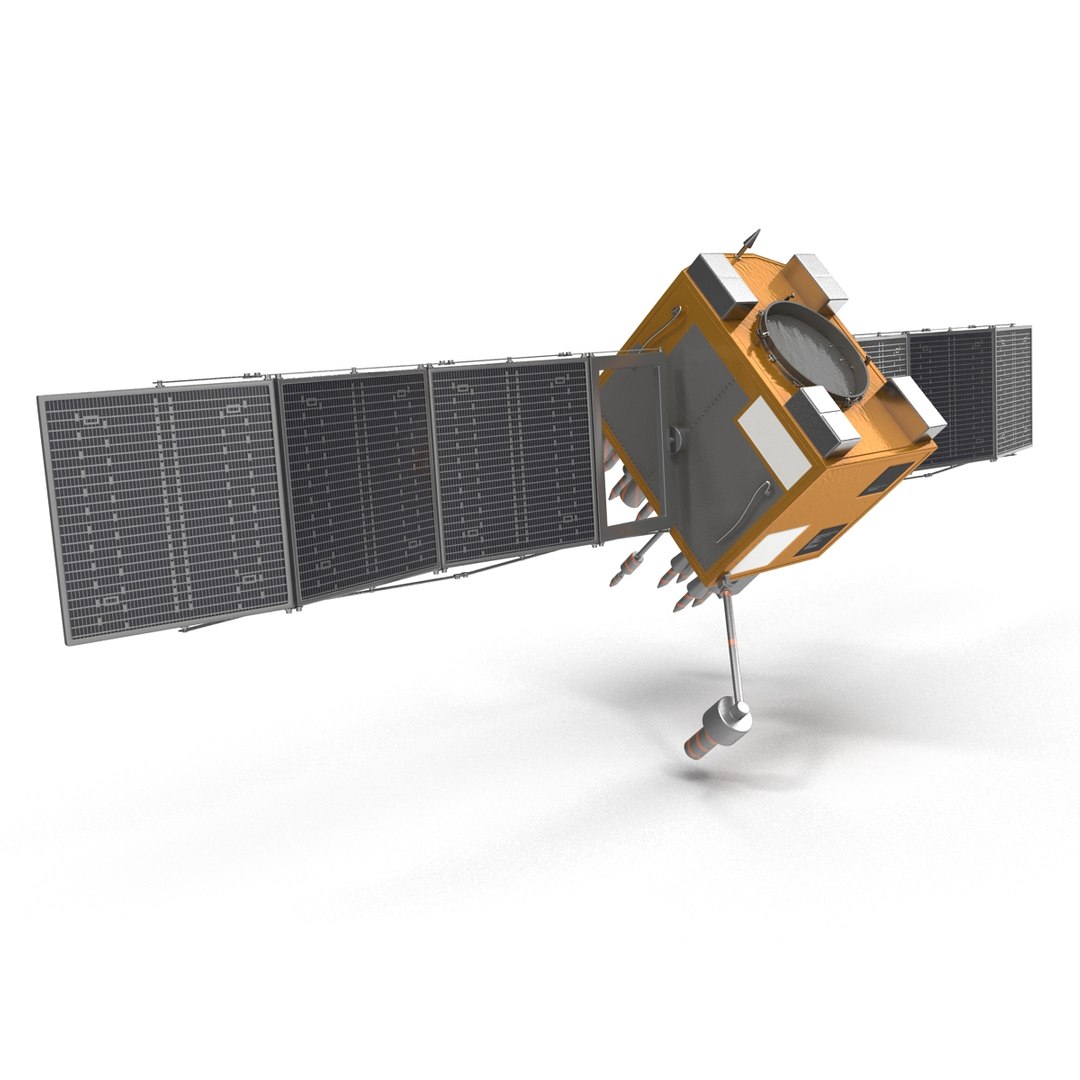 gps satellite navstar block 3d model