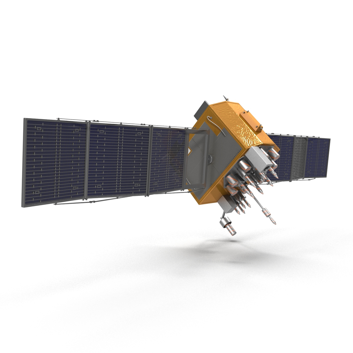 gps satellite navstar block 3d model