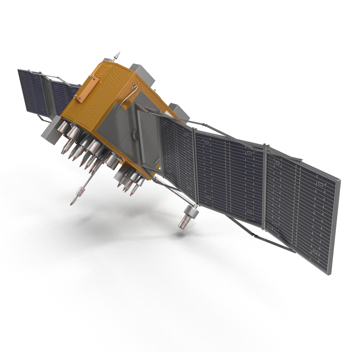gps satellite navstar block 3d model