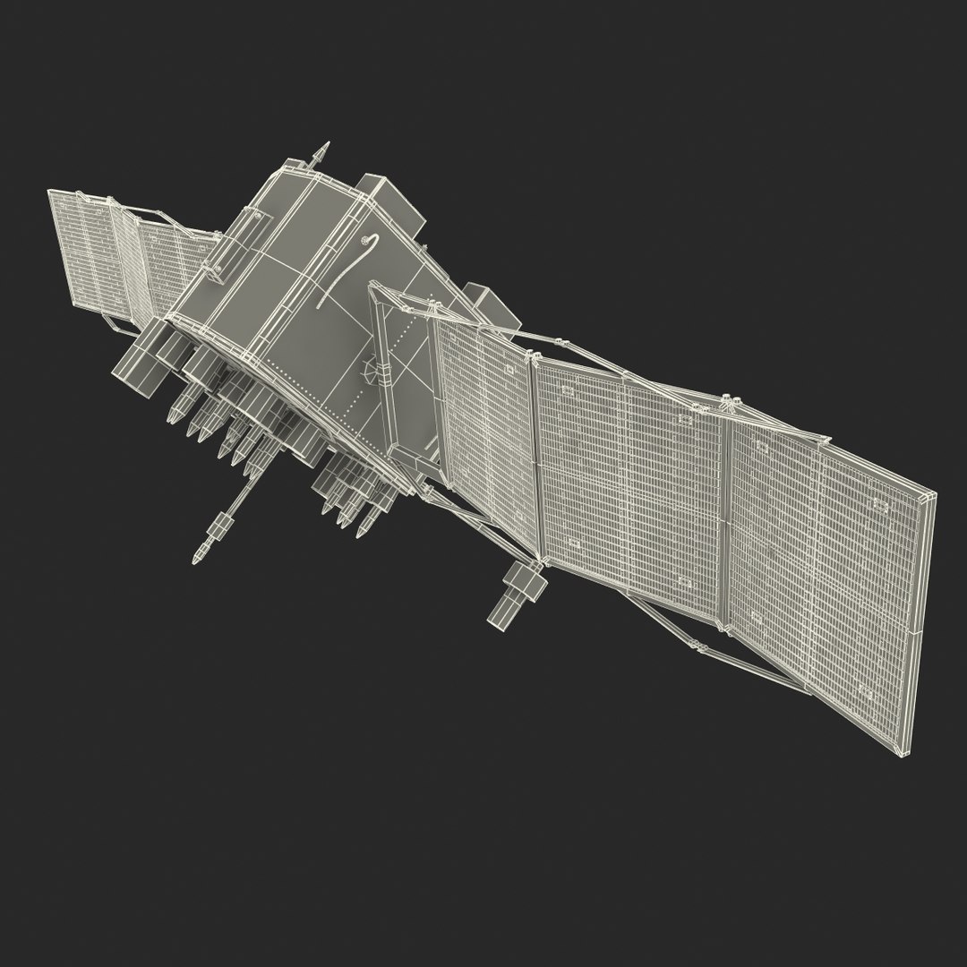 gps satellite navstar block 3d model