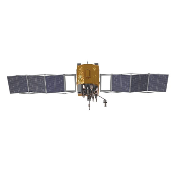gps satellite navstar block 3d model