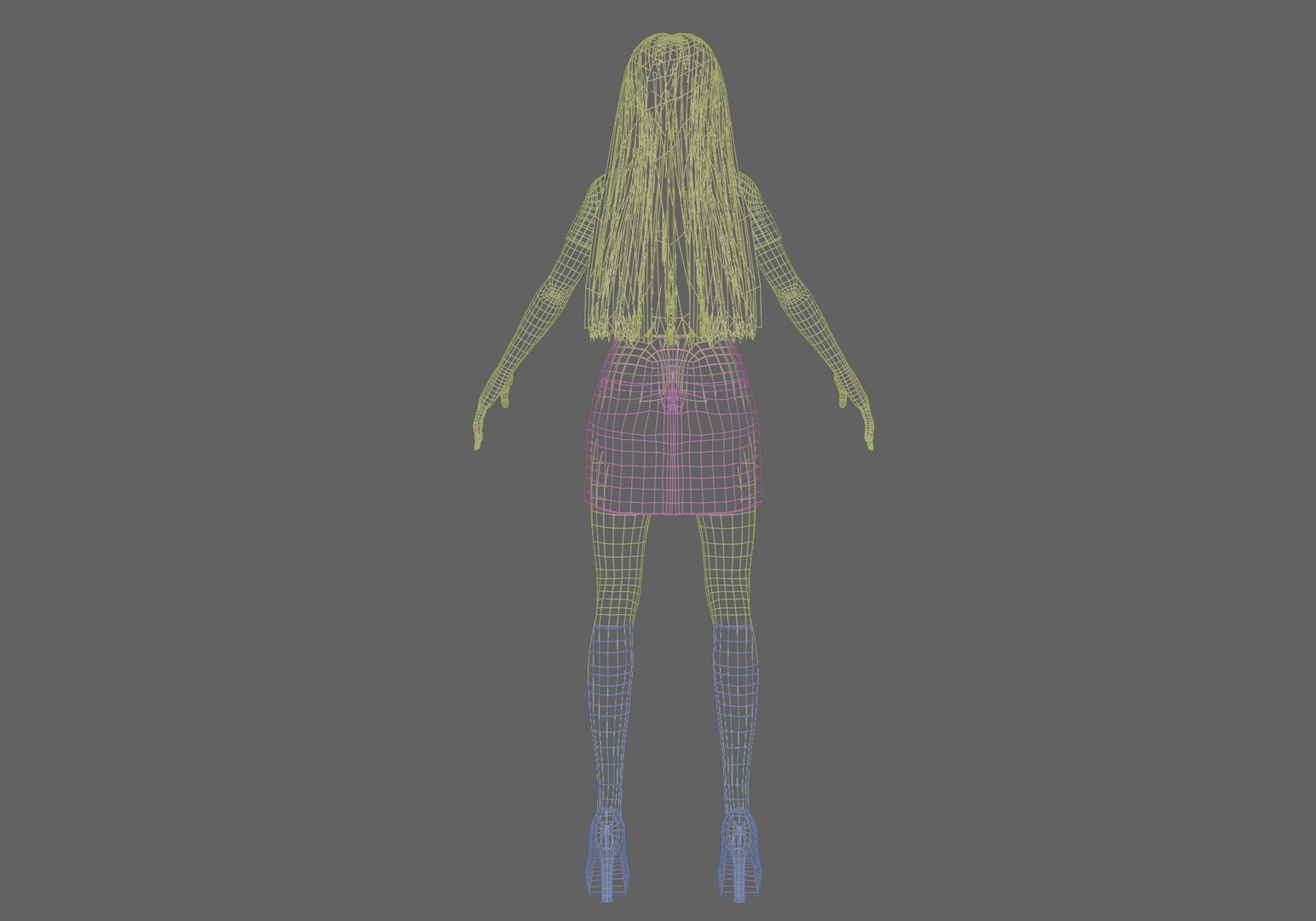 Basic Anime Girl V29361 3D Model - TurboSquid 2272494