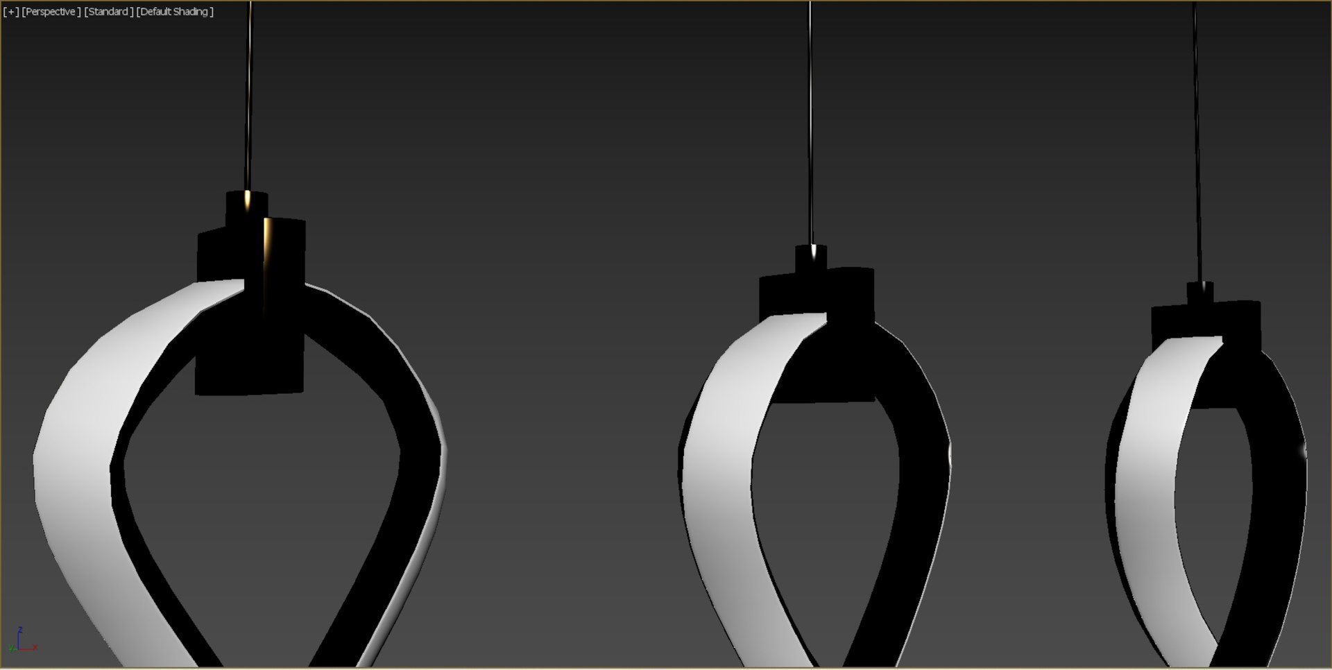 Fralick Light Chrome LED Pendant 3D Model - TurboSquid 2196579