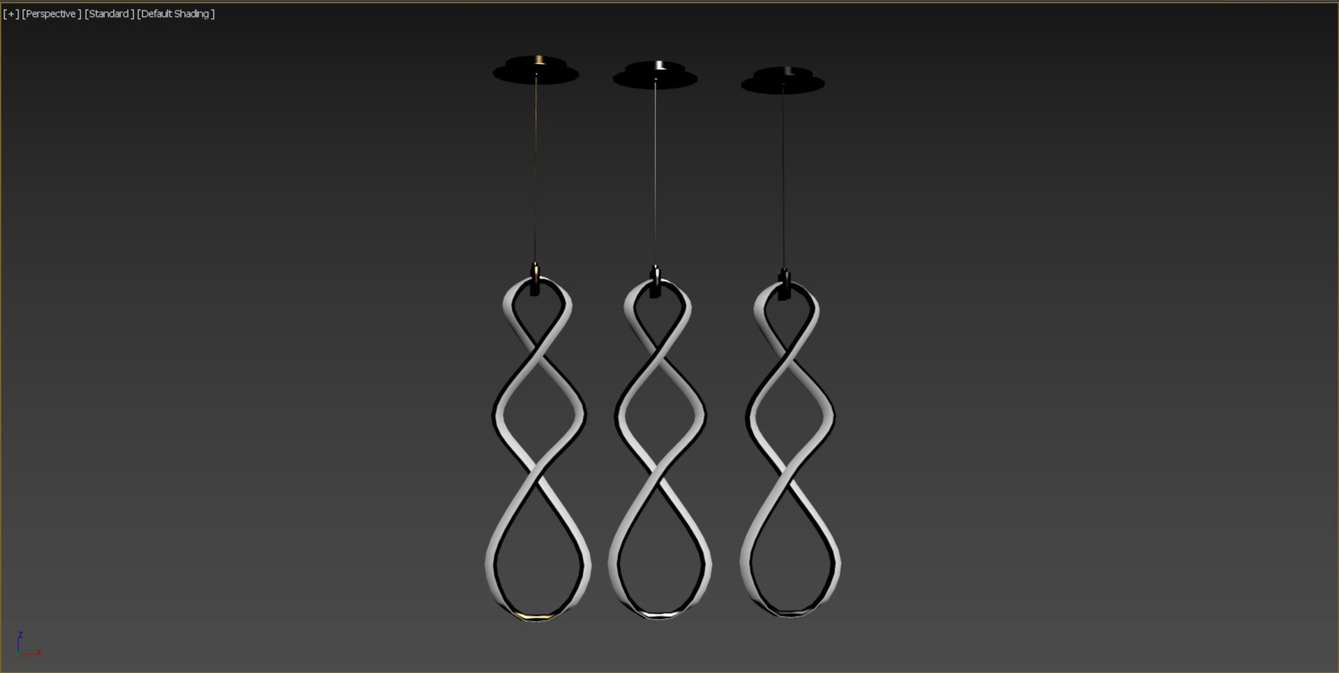 Fralick Light Chrome LED Pendant 3D Model - TurboSquid 2196579