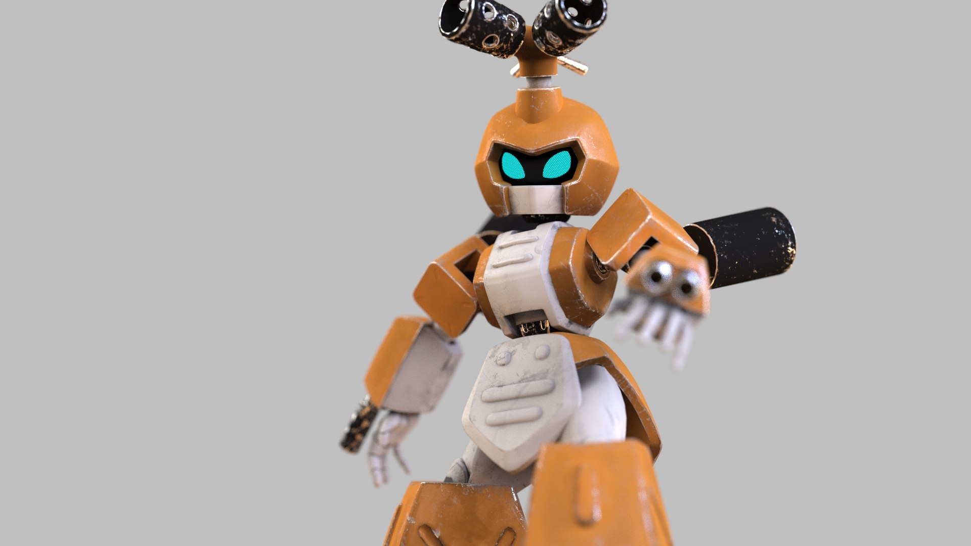 MEDABOTS - Metabee 3D Model - TurboSquid 2361021