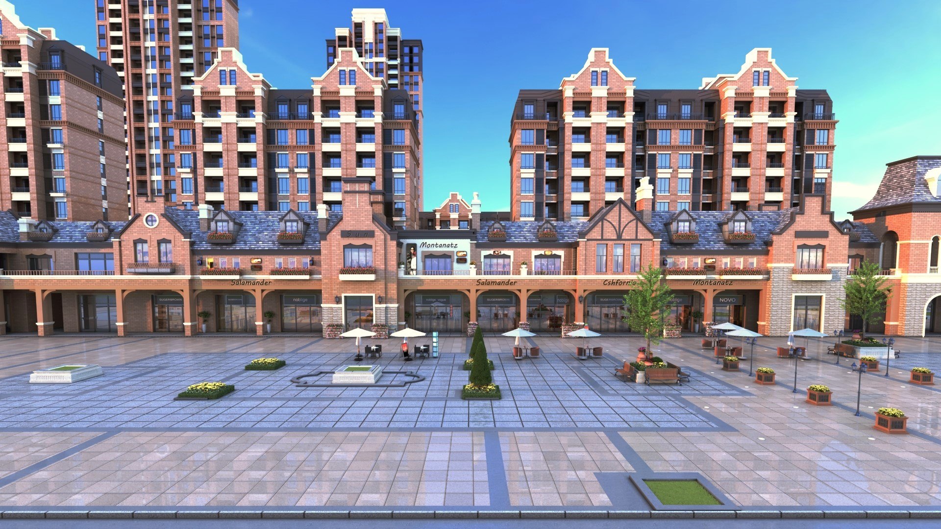 Classic Downtown 3D Model - TurboSquid 2208274