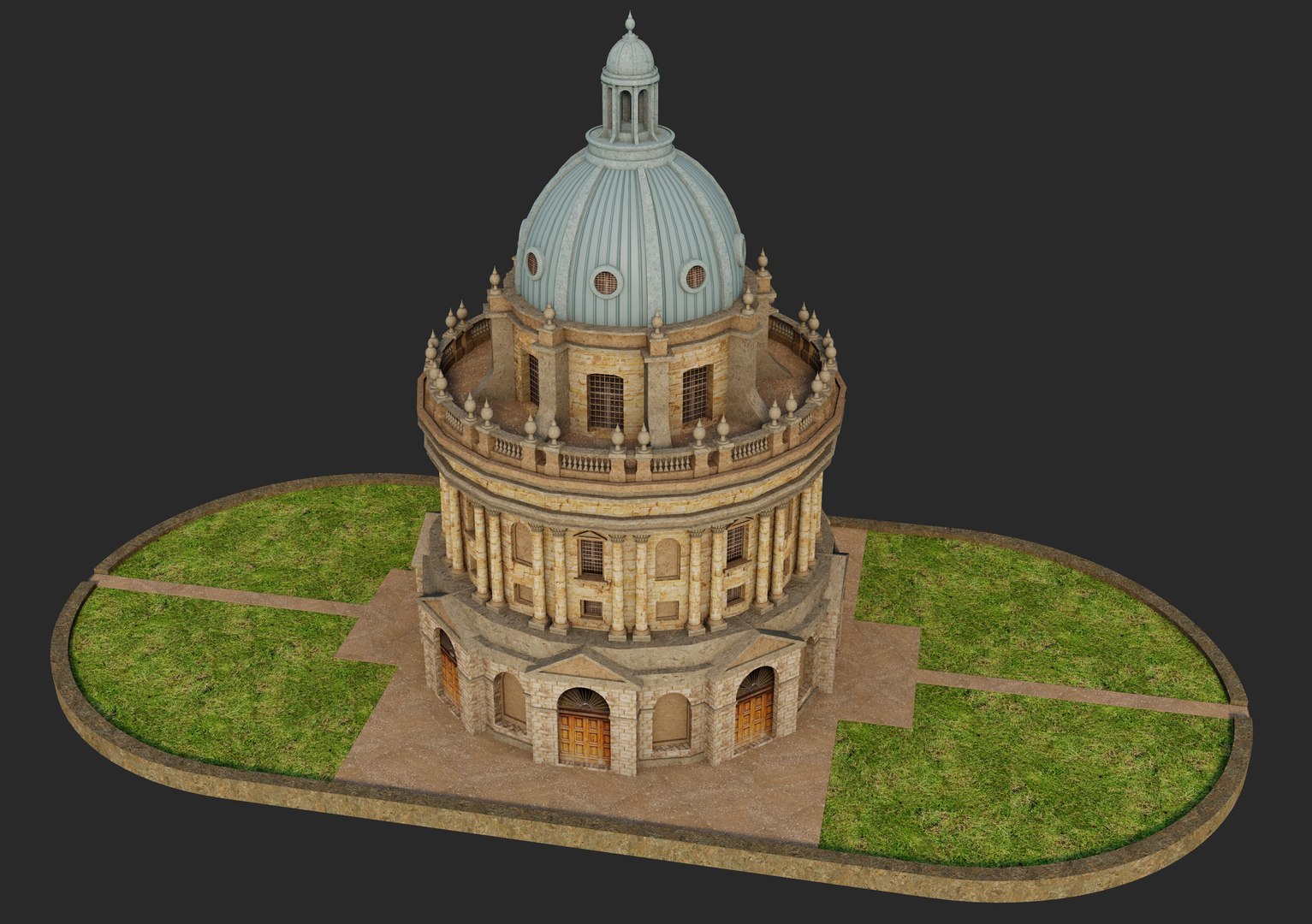 Bodleian Library 3D Model - TurboSquid 2426666