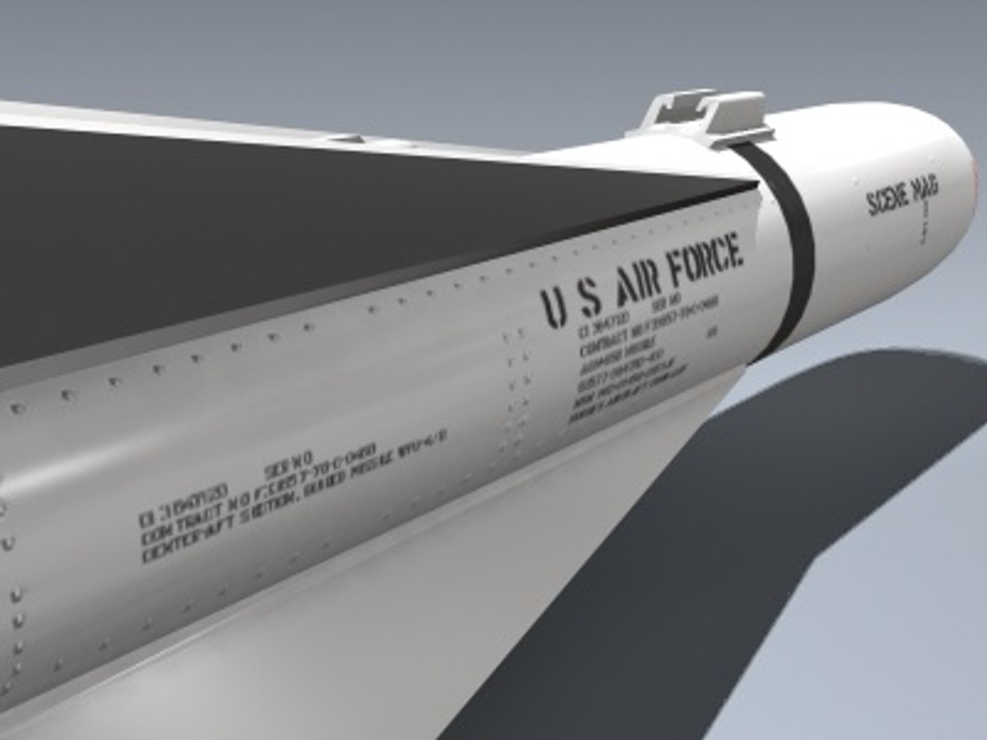 3d agm-65b maverick usaf missile