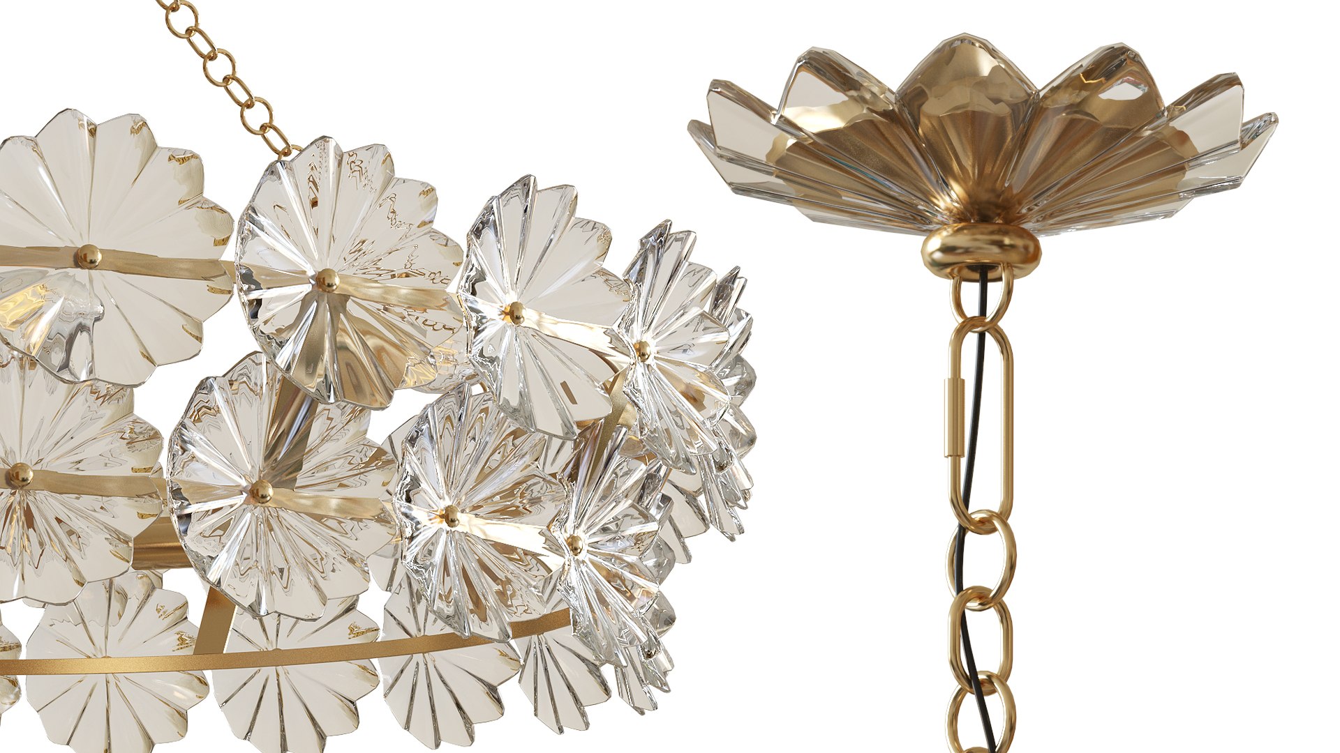 3D Gianna 36 Ring Chandelier Model - TurboSquid 2520817