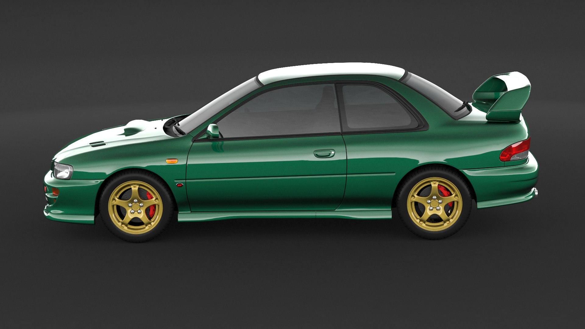 3D Subaru Impreza Wrx - TurboSquid 1670992