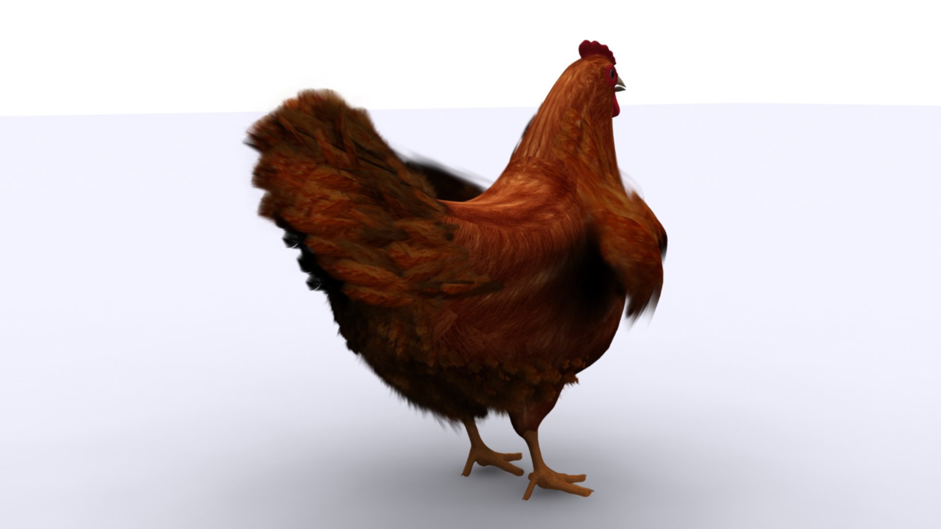 Brown Hen Model - TurboSquid 2033927