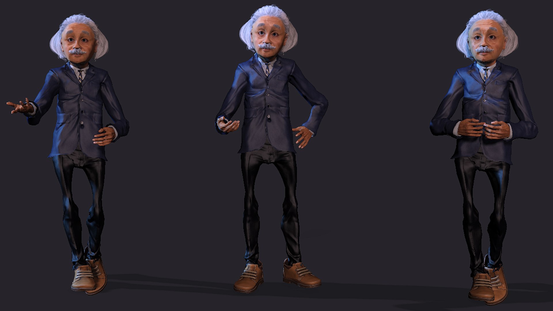 3D Einstein Model - TurboSquid 1808433