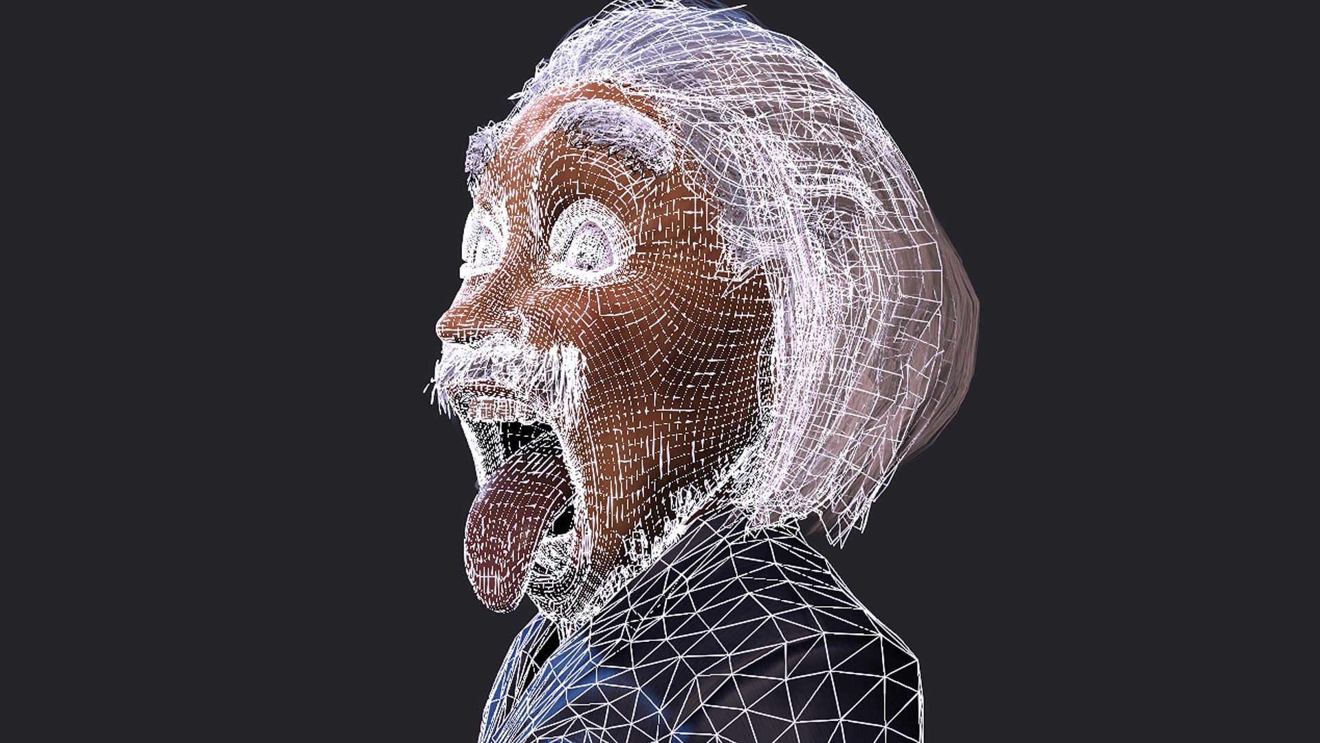 3D Einstein Model - TurboSquid 1808433