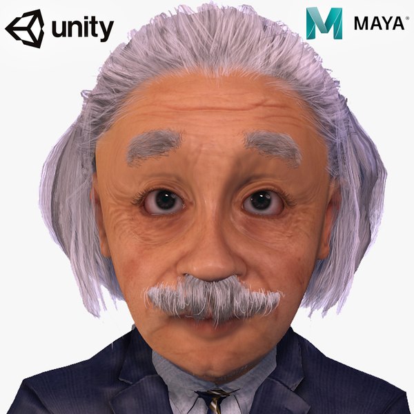 3D Einstein model - TurboSquid 1808433