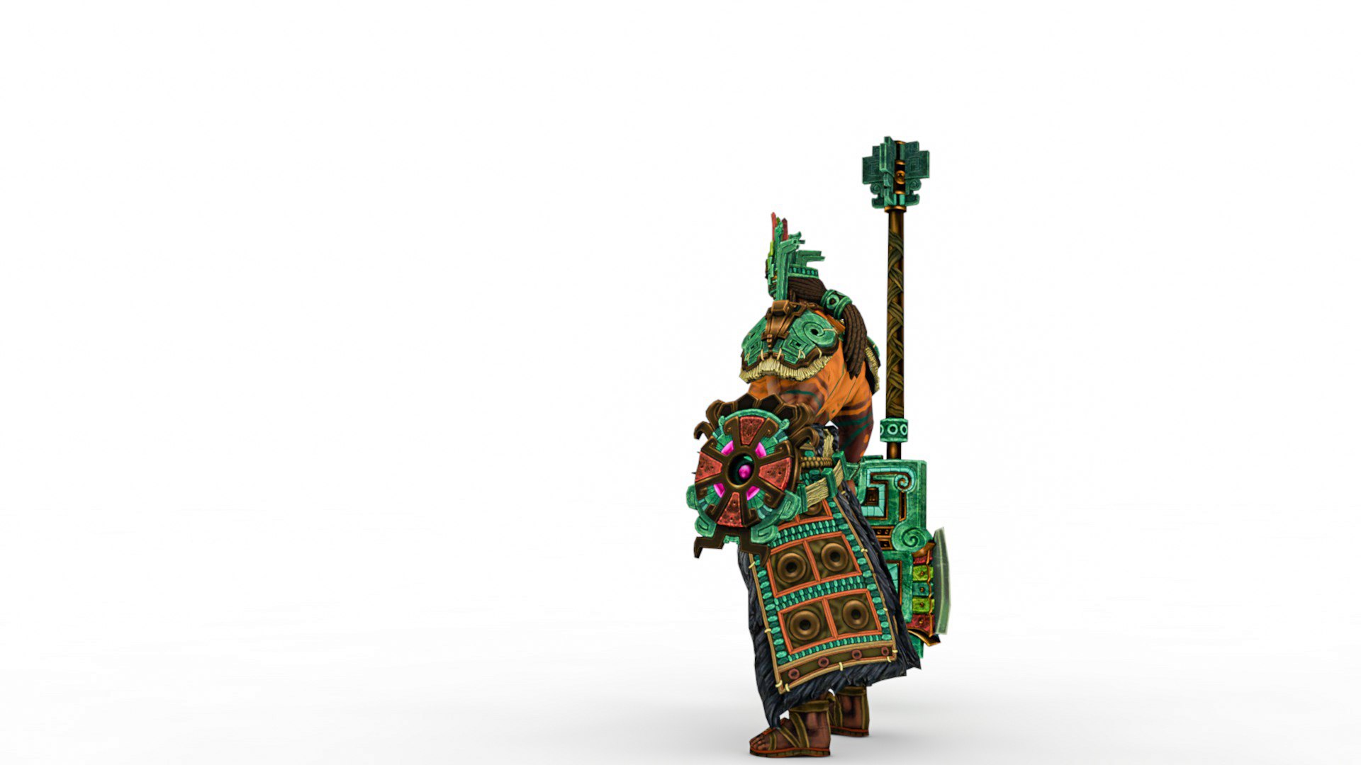 3D Aztec War God 3D Character Model Model - TurboSquid 2396866