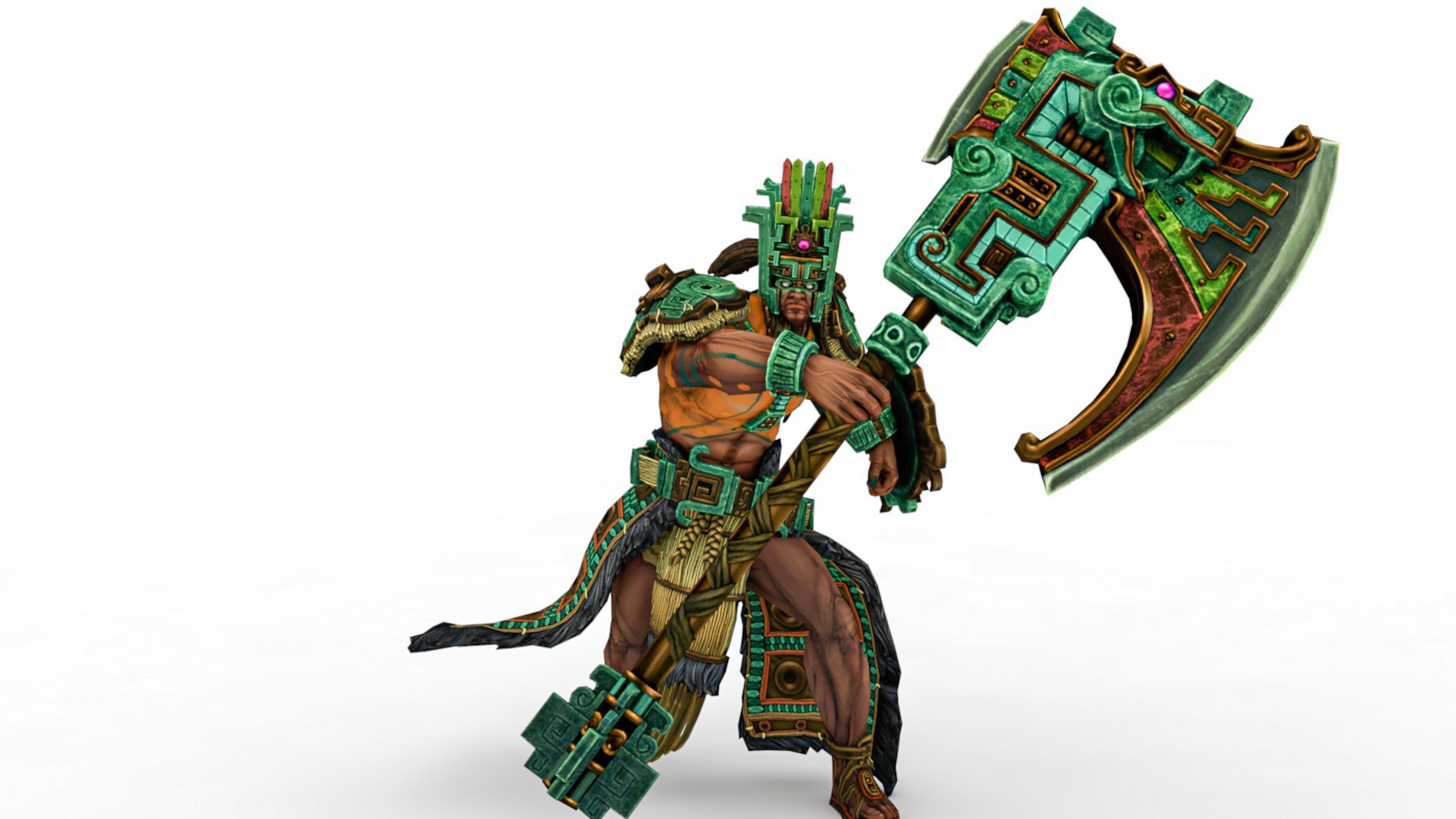 3D Aztec War God 3D Character Model Model - TurboSquid 2396866
