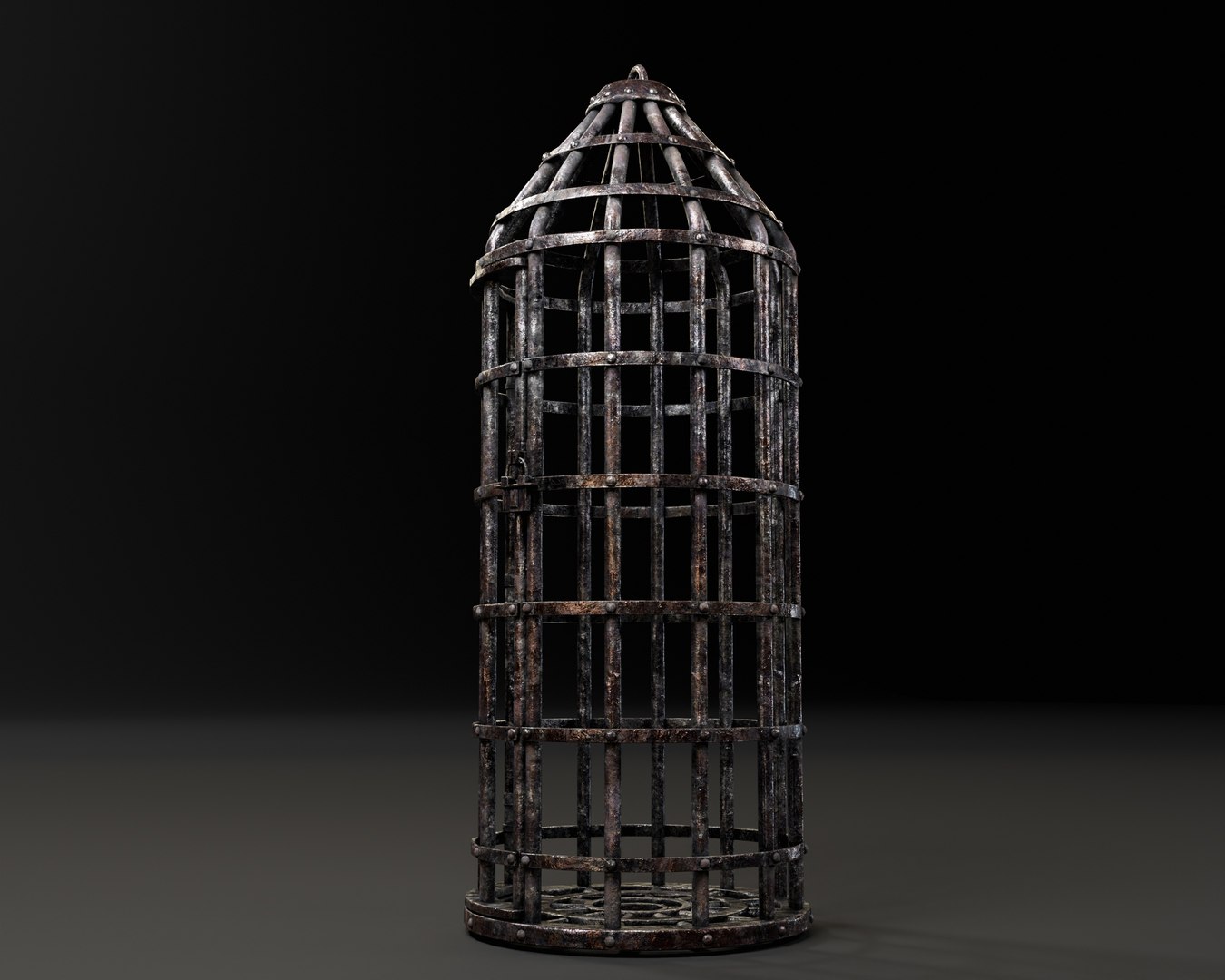 3D Model Medieval Dungeon Iron Cage - TurboSquid 2405411