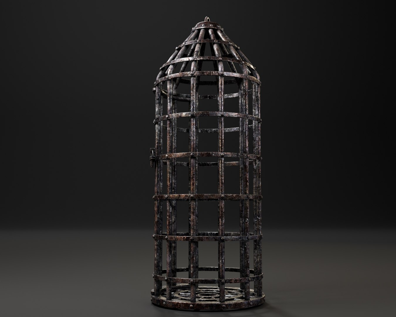 3D Model Medieval Dungeon Iron Cage - TurboSquid 2405411