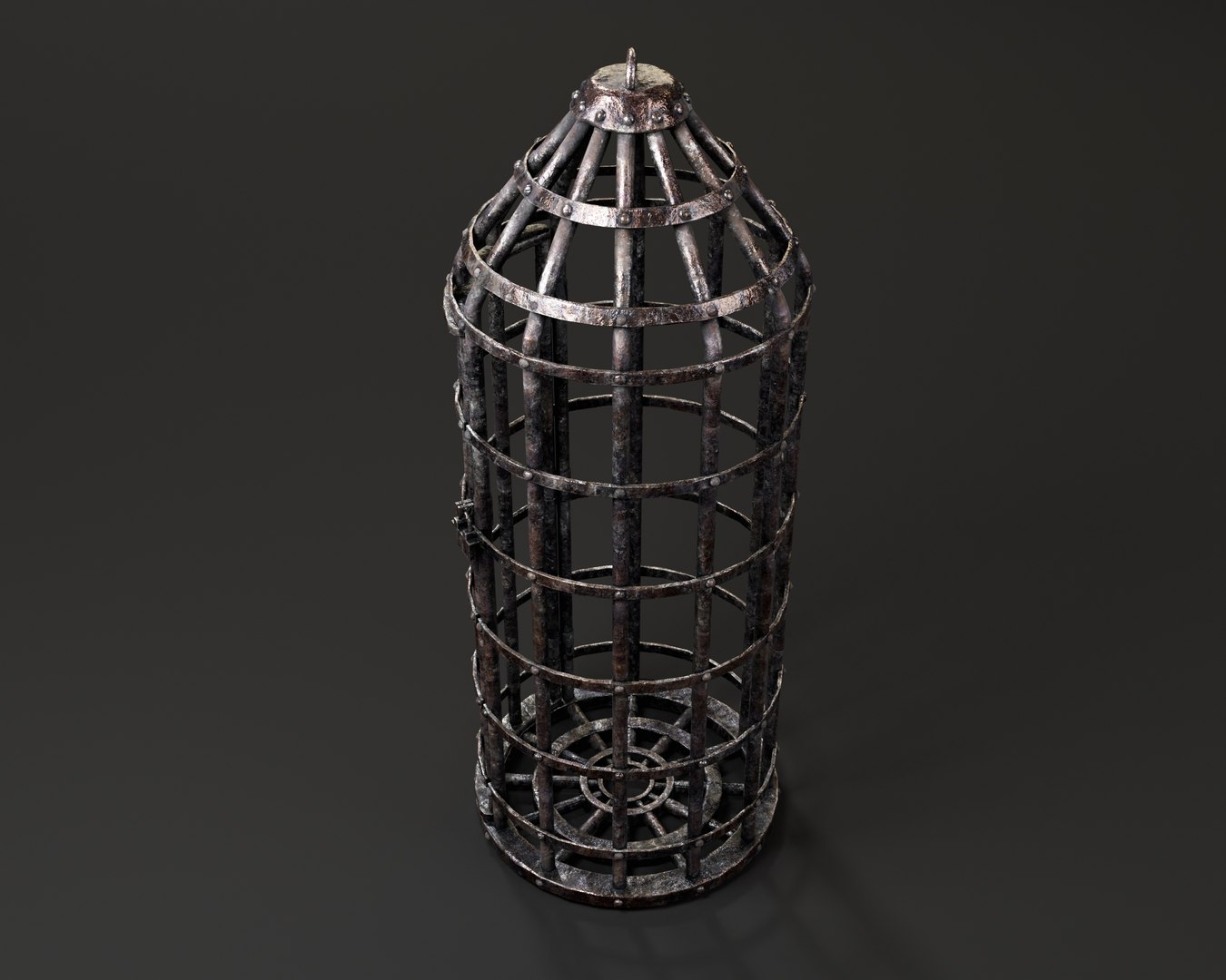 3D Model Medieval Dungeon Iron Cage - TurboSquid 2405411