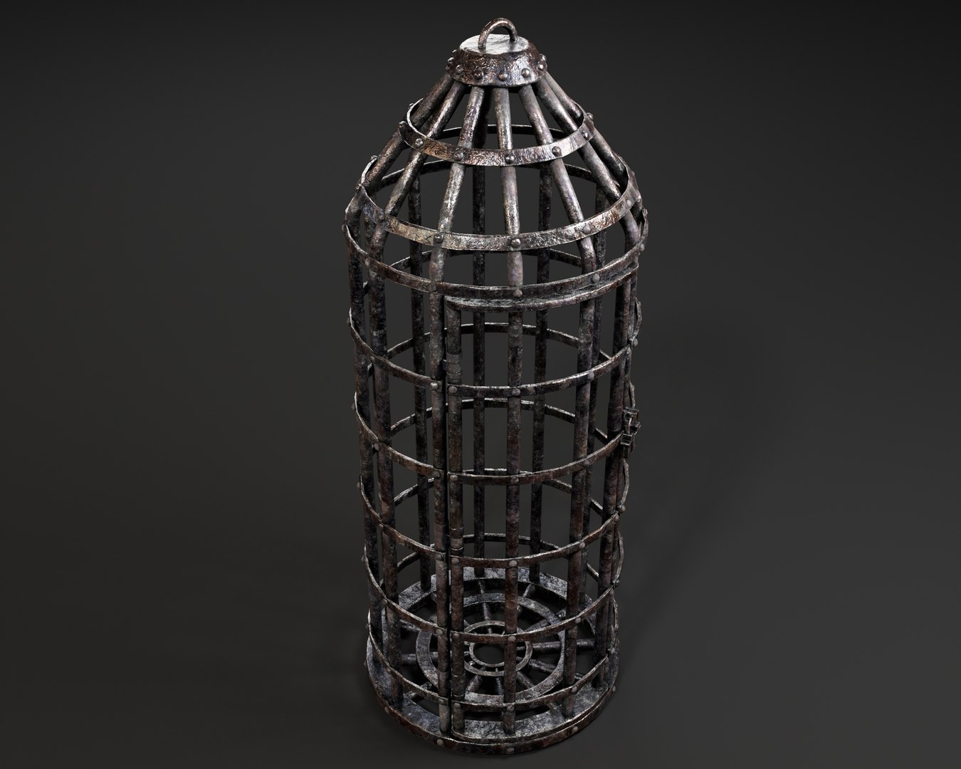 3D Model Medieval Dungeon Iron Cage - TurboSquid 2405411