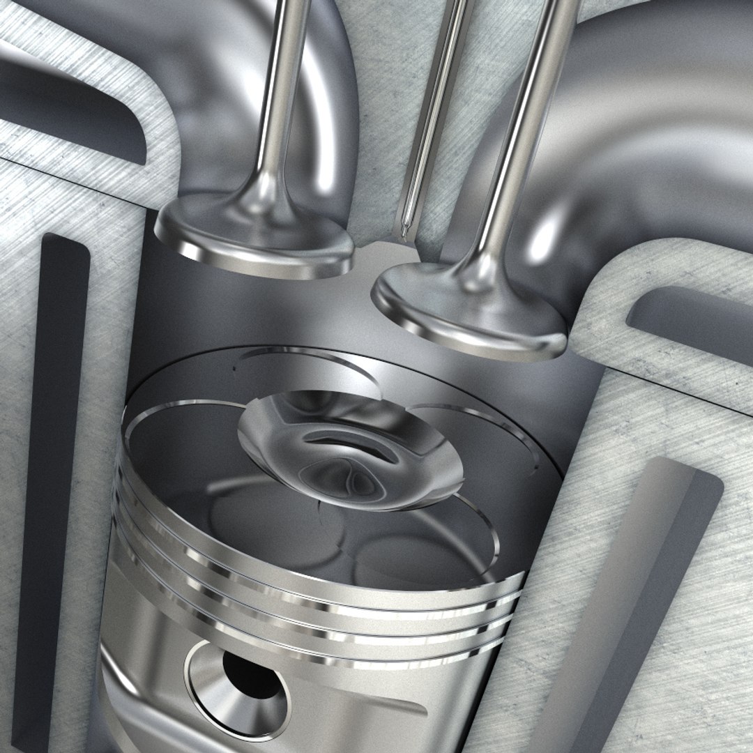 3D Diesel Engine Cylinder Animation - TurboSquid 1261755