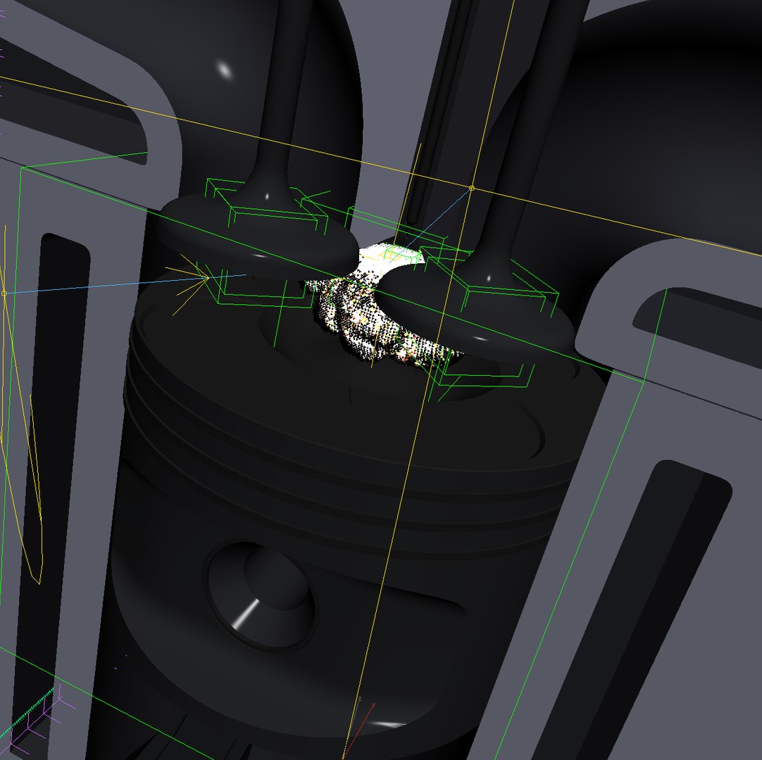 3D Diesel Engine Cylinder Animation - TurboSquid 1261755