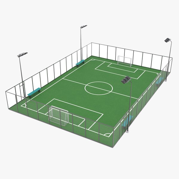 modelo 3d Fútbol - Campo de Fútbol 5x5 - TurboSquid 2339975
