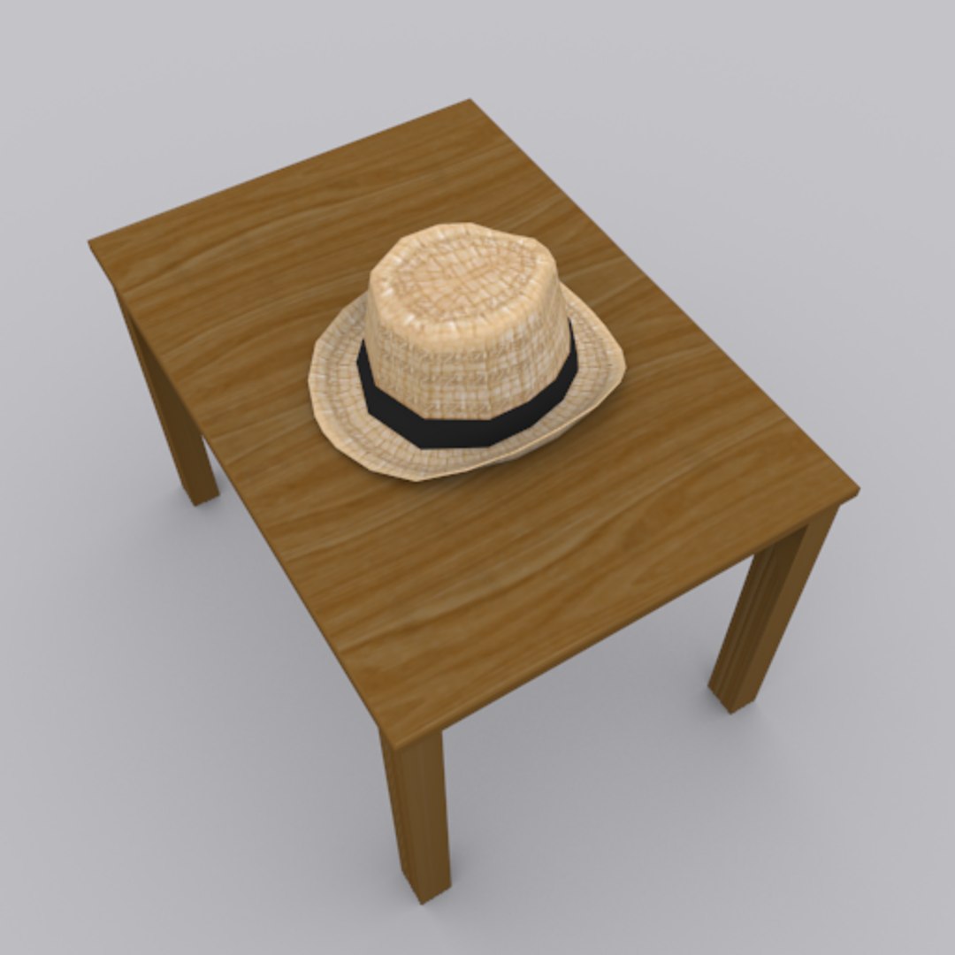 Hat Modeled Blender 3d Model