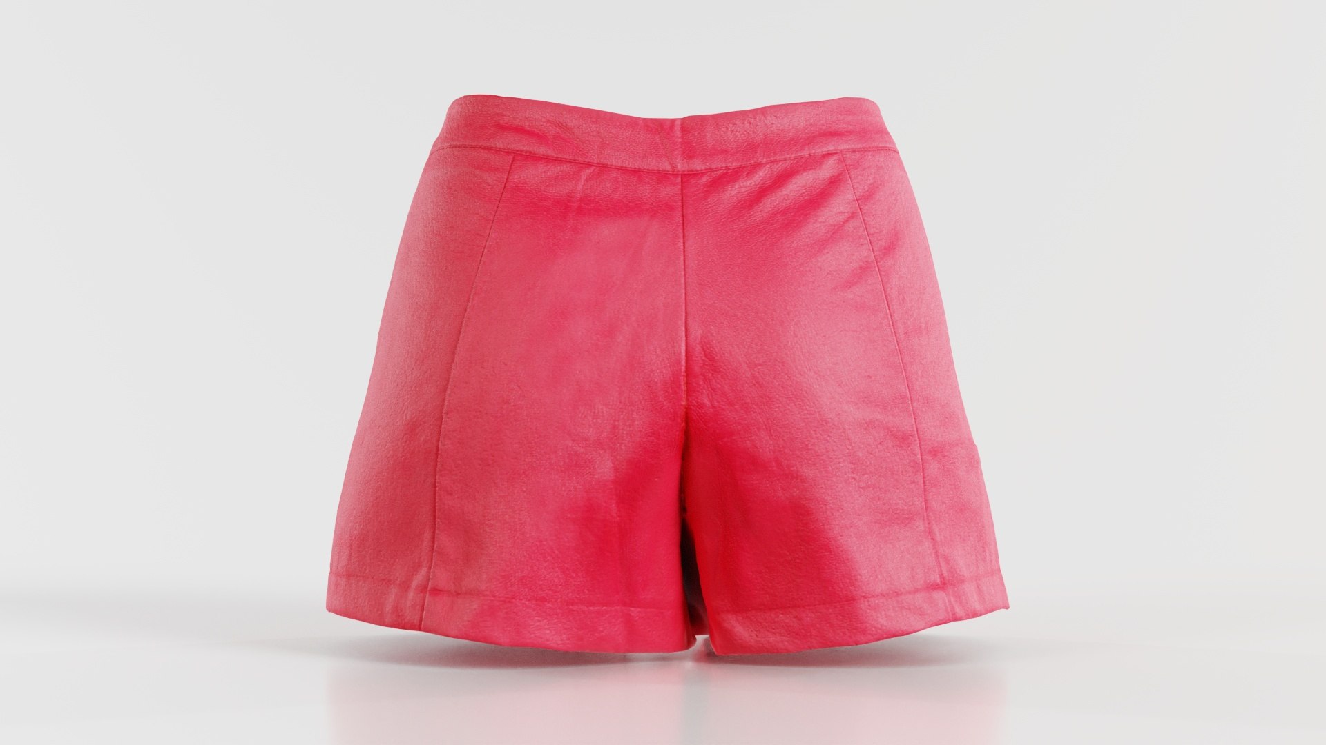 3D Leather Buttons Shorts Remastered Model - TurboSquid 2361873