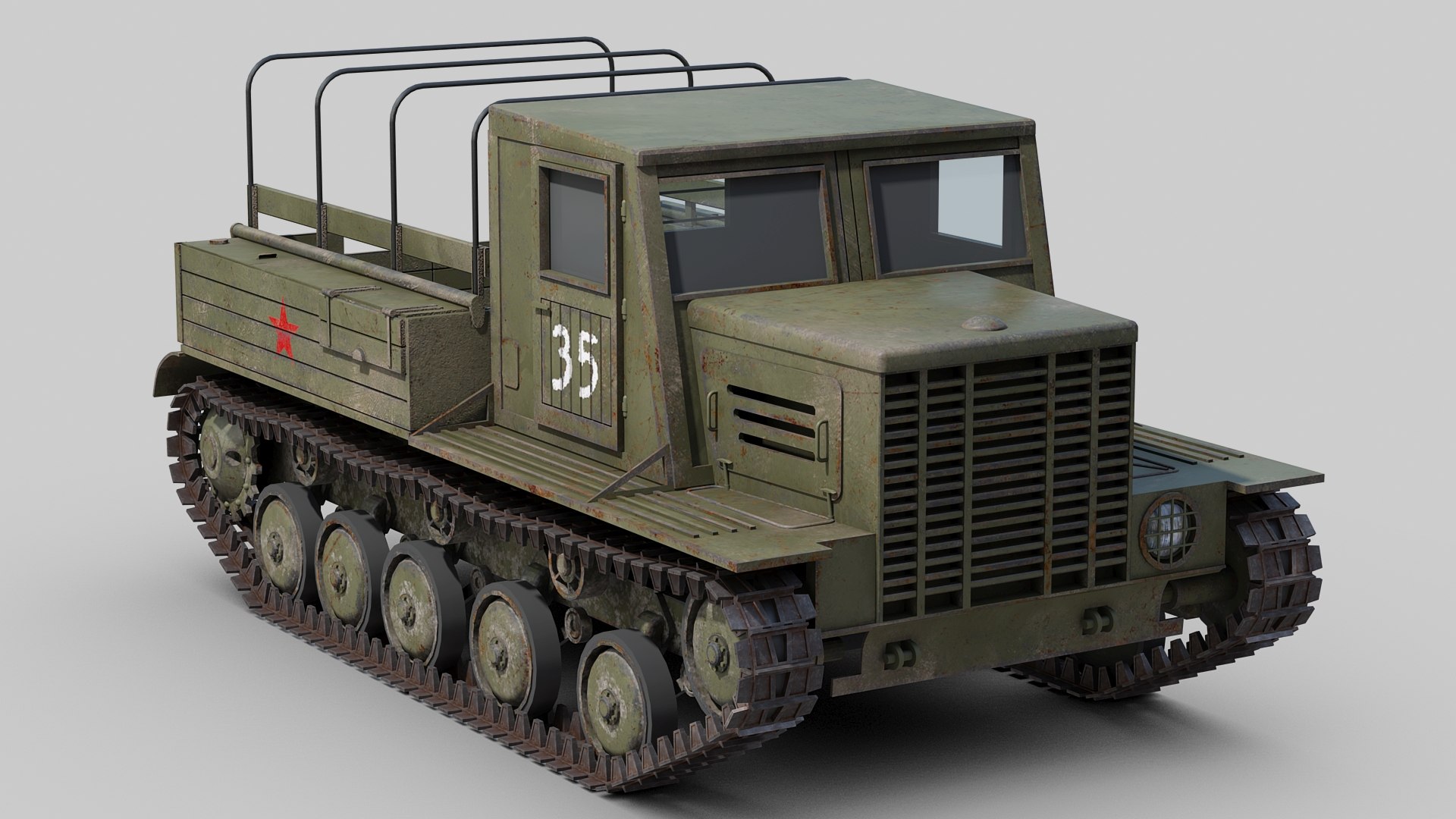 Ww2 Ya 12 Artillery 3D Model - TurboSquid 1588769