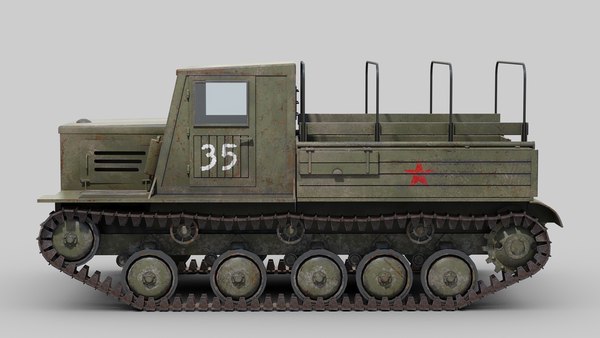 YA 12 Artillerie-Traktor 3D-Modell - TurboSquid 1588769